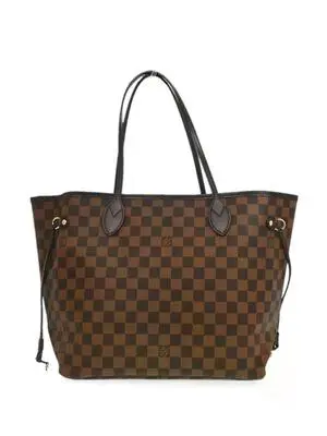 LOUIS VUITTON 2018 Damier Neverfull Mm Tote Bag - Brown