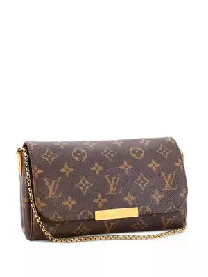 LOUIS VUITTON Monogram Canvas Pm Clutch Bag - Brown