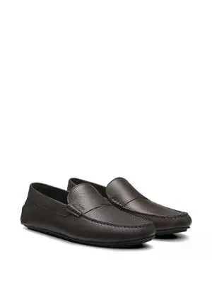 BOSS Leather Loafers - Brown