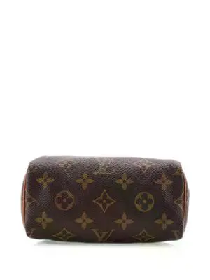 LOUIS VUITTON Speedy Mini Hl Handbag Monogram Canvas Satchel