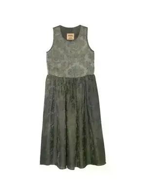 UMA WANG Ardal Jacquard-pattern Midi Dress