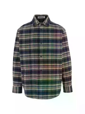 DARKPARK Checked Cotton Shirt - Neutrals