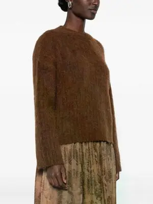 UMA WANG Brushed Crew Neck Sweater