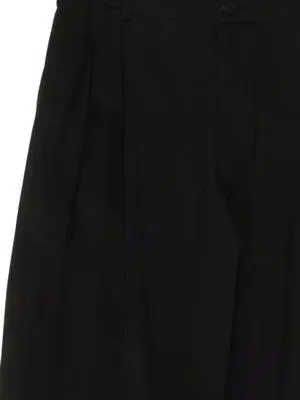 CROQUIS Double-pleat Curved-leg Trousers