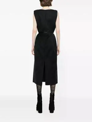 LESS Belted Sleeve Dress