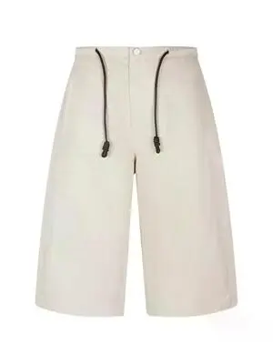 CROQUIS Sailor-knot Drawstring Shorts - Neutrals
