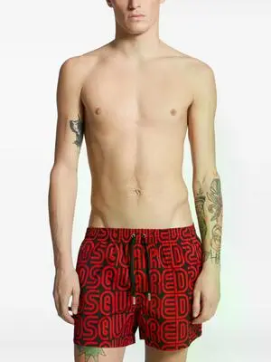 Dsquared2 All-over Logo Midi Swim Boxer