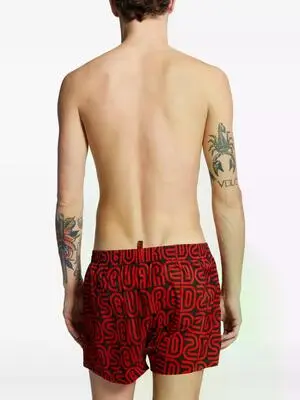 Dsquared2 All-over Logo Midi Swim Boxer