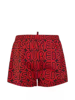 Dsquared2 All-over Logo Midi Swim Boxer