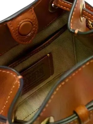 COACH Leather Bucket Bag