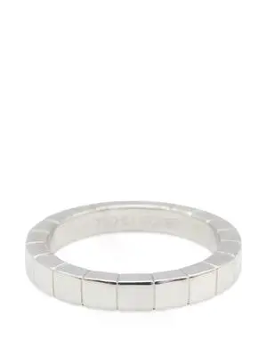 Cartier 18k White Gold Square-panelled Ring