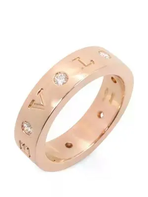 BVLGARI 18k Rose Gold Roman Sorbet Diamond Ring