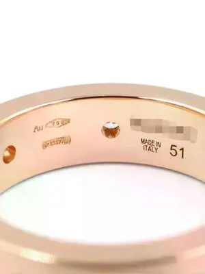 BVLGARI 18k Rose Gold Roman Sorbet Diamond Ring