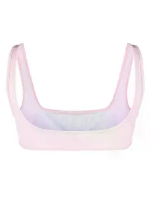 Dsquared2 Technicolor Bandeau-style Bikini Top - Pink