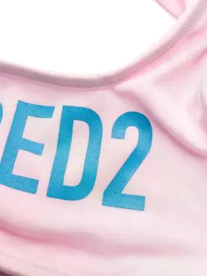 Dsquared2 Technicolor Bandeau-style Bikini Top