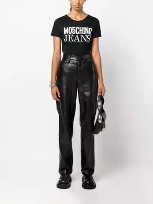 Moschino Logo Print Cotton T-shirt