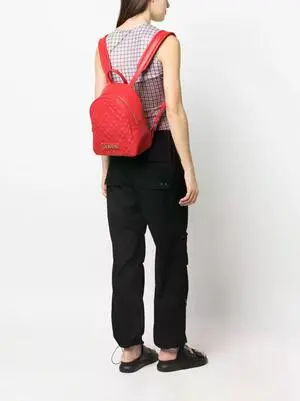 Moschino Quilted Logo-plaque Backpack