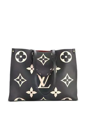 LOUIS VUITTON Monogram Empreinte Giant Gm Onthego Tote Bag - Black