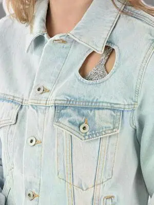 Off-White Meteor Cut-out Denim Jacket