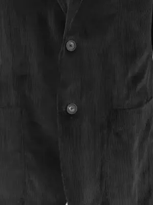 Tagliatore Single-breasted Corduroy Blazer - Black