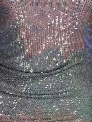 MAISON MARGIELA Printed Draped Top