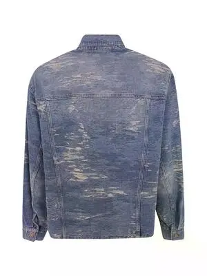 Emporio Armani Distressed Denim Jacket
