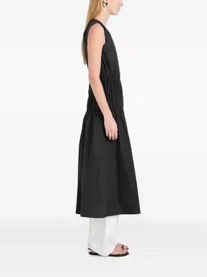 Proenza Schouler White Label Jenna Tiered Midi Dress - Black