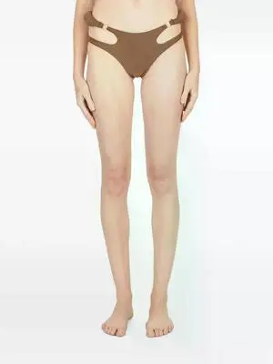 ENTIRE STUDIOS Padded Strap Cut-out Bikini Bottoms
