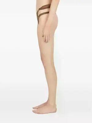 ENTIRE STUDIOS Cut-out Padded-strap Bikini Bottoms
