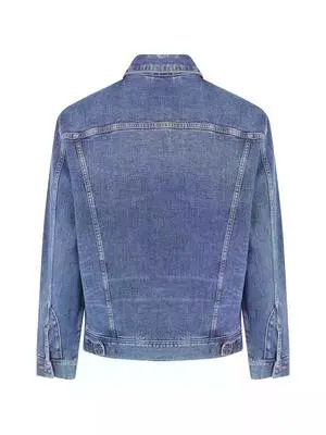 Emporio Armani Faded Denim Trucker Jacket