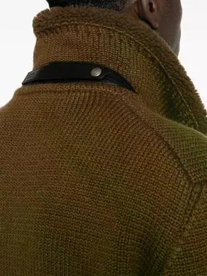 TOM FORD Shearling-collar Cardigan