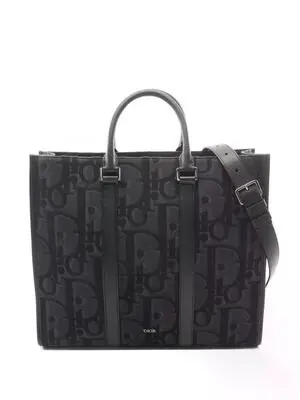 Dior Oblique Tote Bag - Black