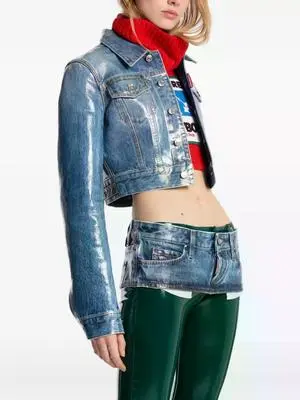 Dsquared2 Dean Iced-wash Denim Jacket