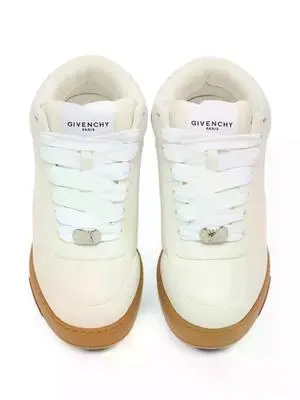 Givenchy Logo-plaque Leather Sneakers