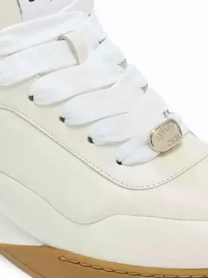 Givenchy Logo-plaque Leather Sneakers