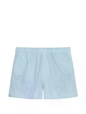 Closed Embroidered-details Shorts - Blue