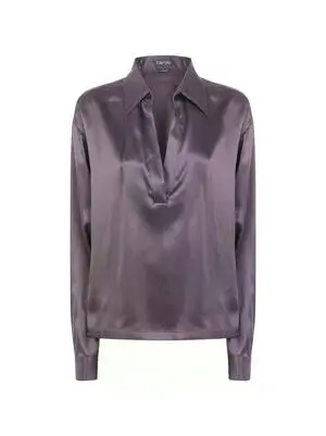 TOM FORD Silk Top - Brown