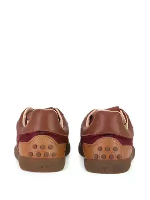 TOD'S Tabs Leather-panelled Sneakers