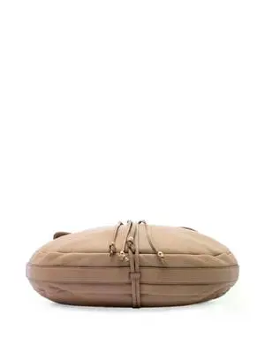 Gucci Large Pebbled Calfskin Jungle Satchel