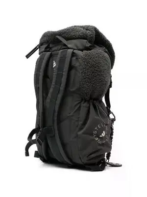 Adidas By Stella McCartney Fleece-texture Buckle-fastening Backpack