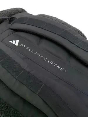 Adidas By Stella McCartney Fleece-texture Buckle-fastening Backpack