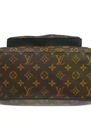 LOUIS VUITTON Monogram Macassar Josh Backpack - Brown