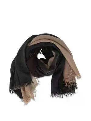 Faliero Sarti Cristiana Frayed-edge Scarf - Grey