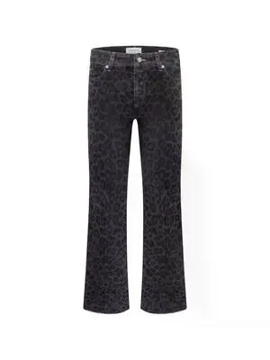 CAMBIO Francesca Leopard Print Jeans