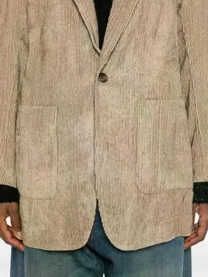 R13 Single-breasted Corduroy Oversized Blazer