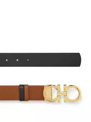 FERRAGAMO Gancini Reversible Leather Belt