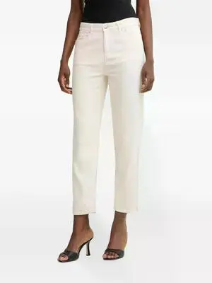 Armani Exchange Logo-patch Jeans - Neutrals