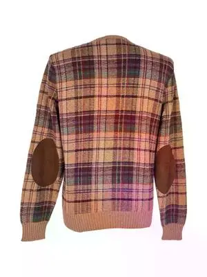 Ralph Lauren Plaid Elbow-patch Sweater