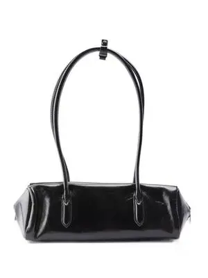 JNBY Bullhide Leather Shoulder Bag - Black