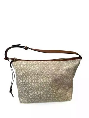 Loewe Cubi Anagram Shoulder Bag - Neutrals